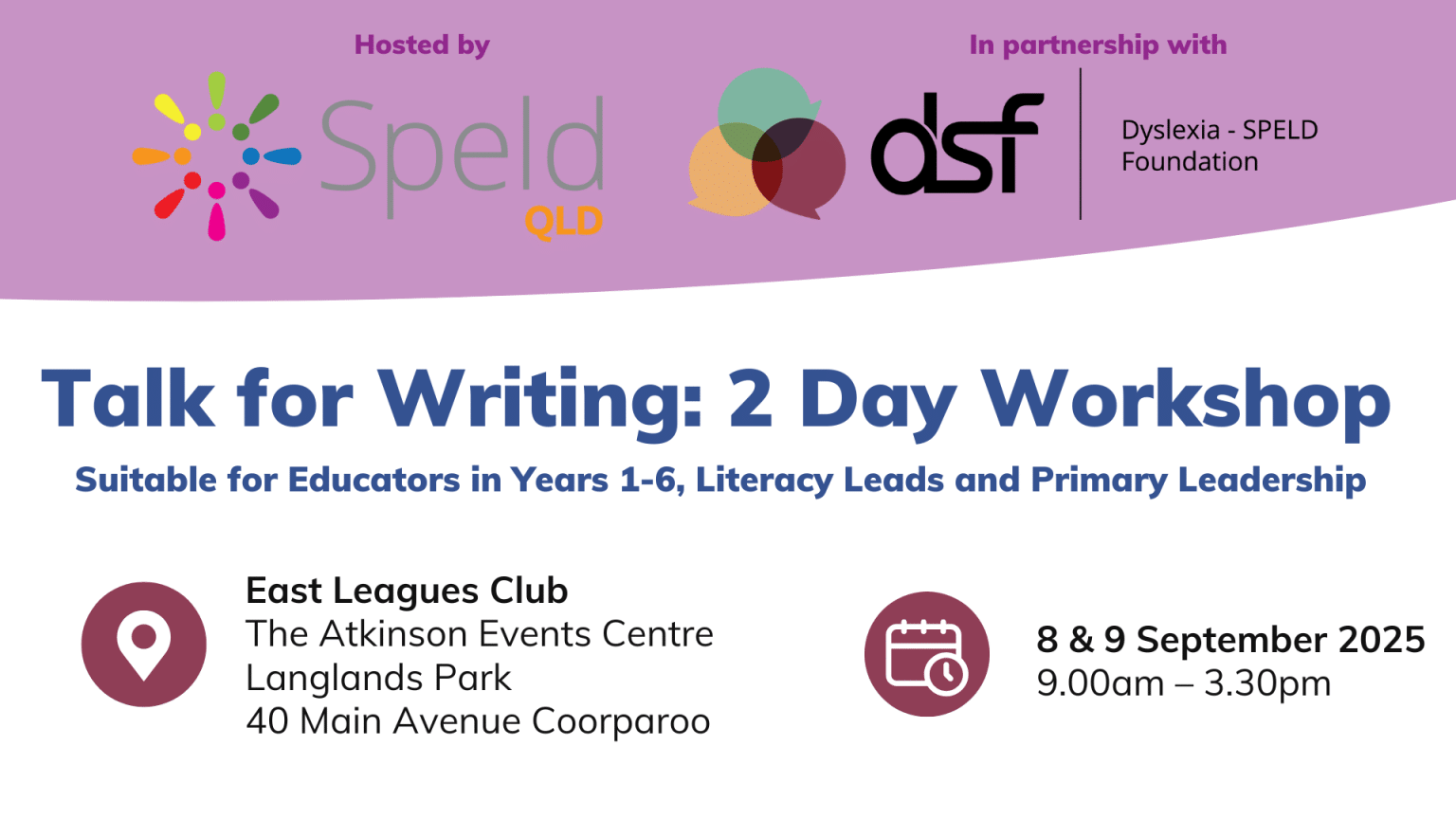 Workshop & Training - Speld Queensland